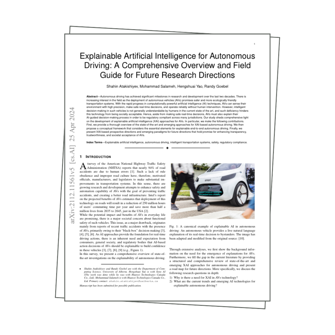 Explainable Artificial Intelligence for Autonomous Driving: A ...